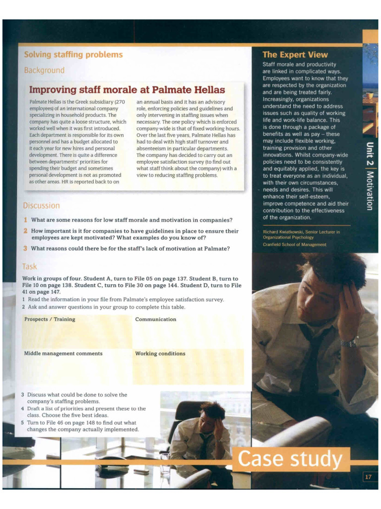 Motivation - case study | PDF