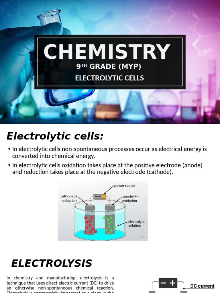 9th Grade Electrolysis | PDF | Applied And Interdisciplinary Physics ...