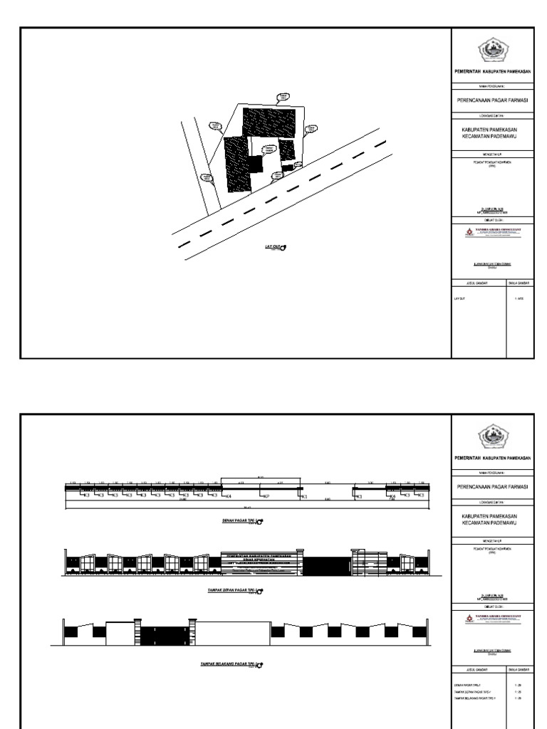 Pagar Pos Satpam GFK | PDF