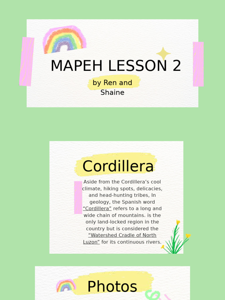Mapeh Lesson2 PPT | PDF | Social Science | Foreign Language Studies