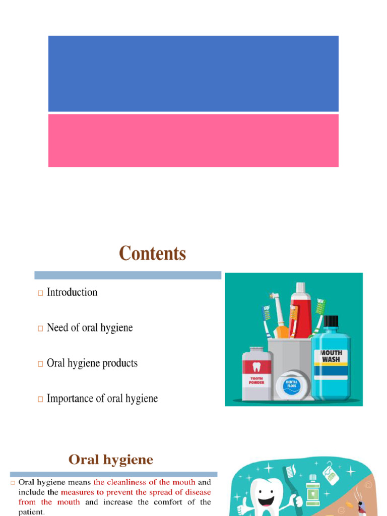 A Brief Introduction To Oral Hygiene Products | PDF | Foreign Language ...