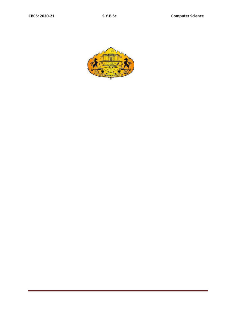S.Y.B.Sc. Computer Science Syllabus | PDF | Group (Mathematics ...