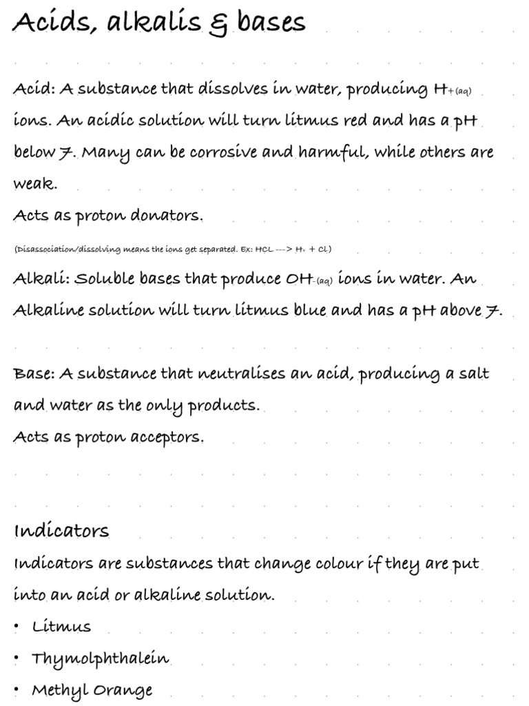 CH11_ ACIDS & BASES | PDF | Ph | Acid