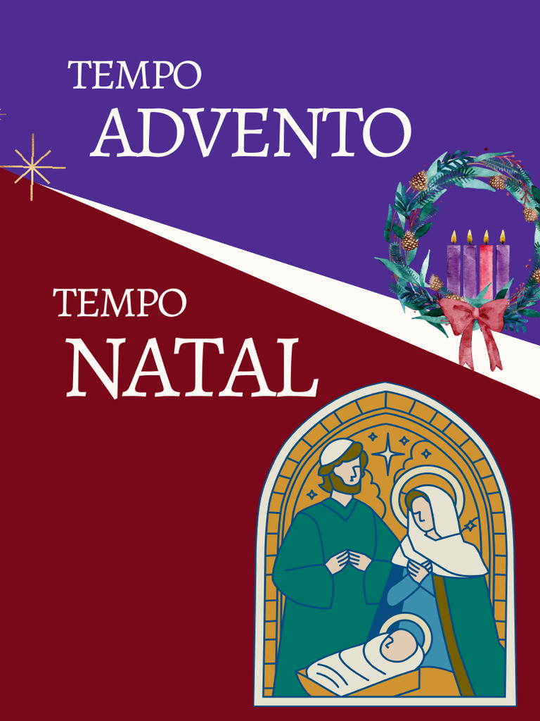 Documento A4 de Natal Elegante Verde | PDF | Advento | Teologia