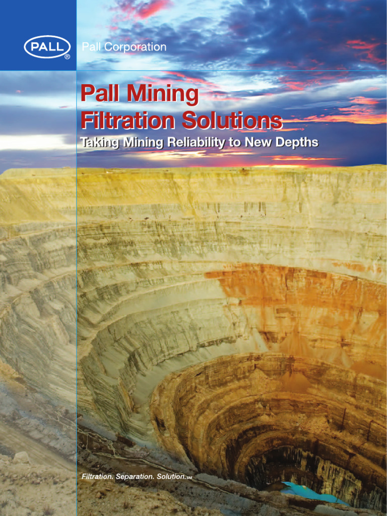 Mining Brochure pall | PDF | Filtration | Lubricant