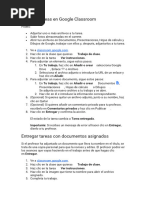 TUTORIAL - Adjuntar Tarea en Google Classroom | PDF