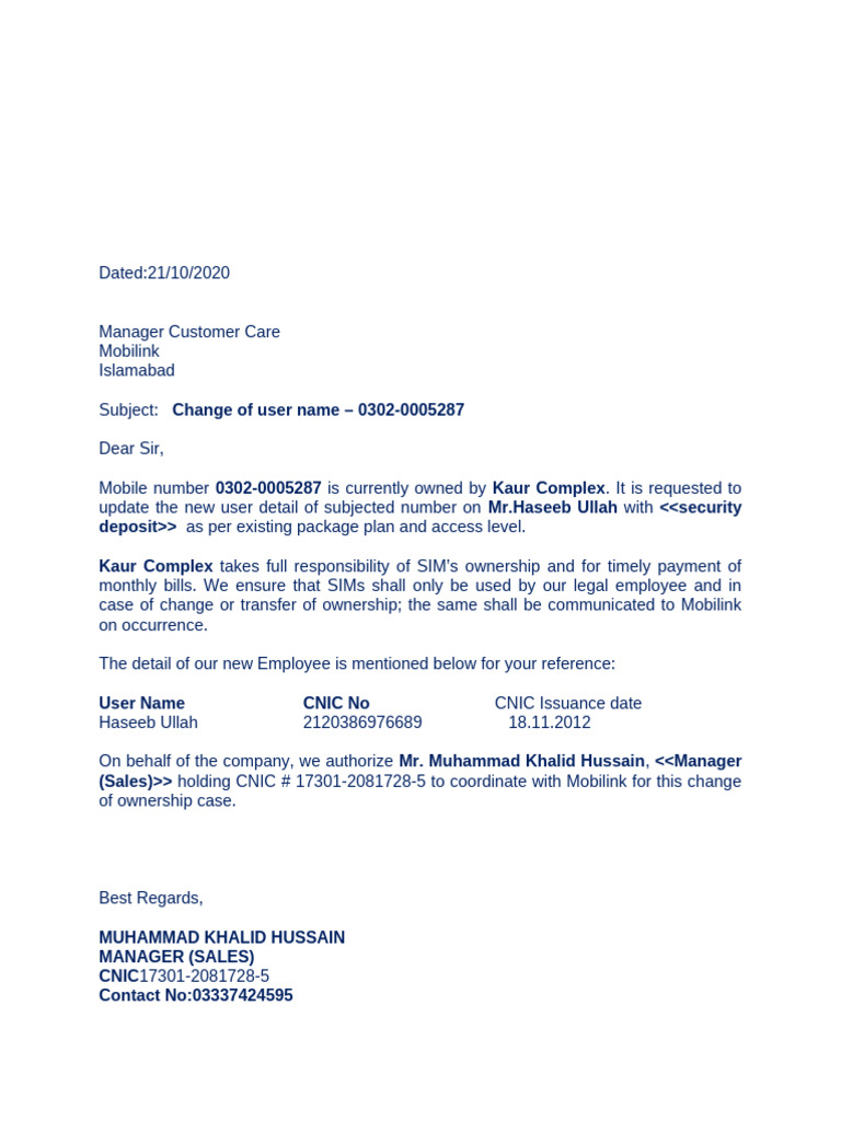 Change of Uesr Name BK Dairy Forms | PDF