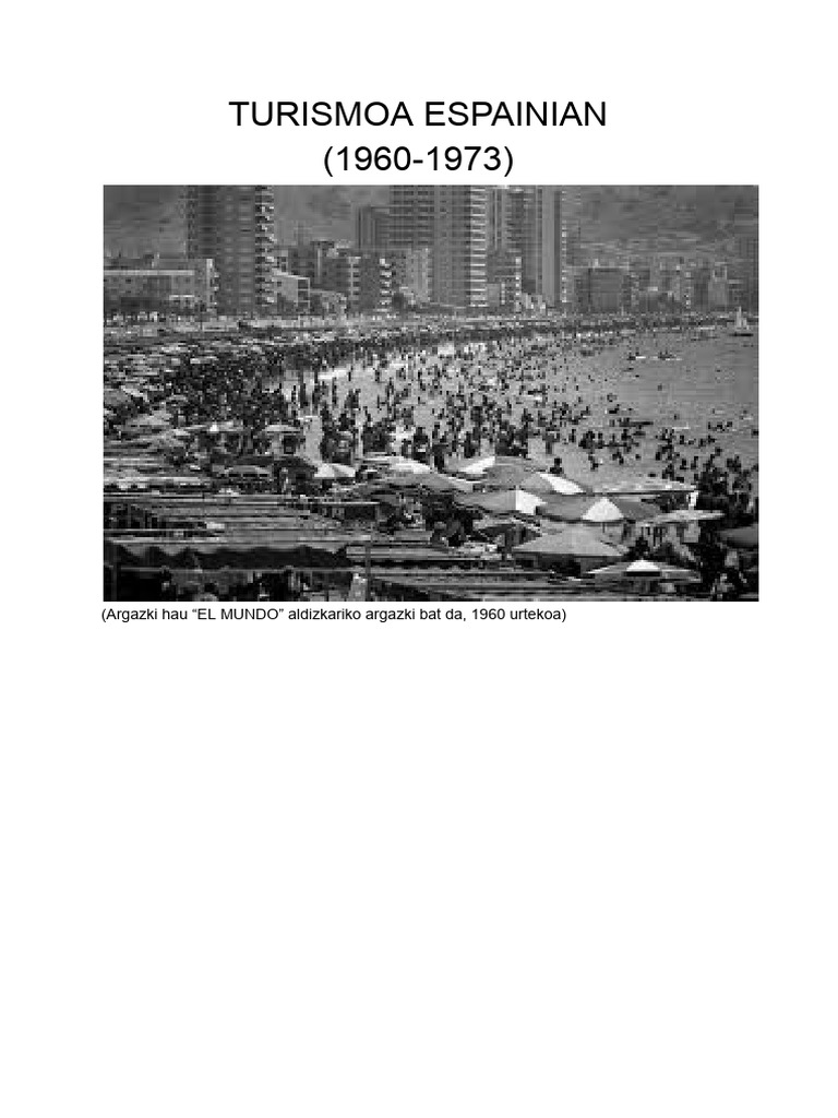 Voronenko Voronenko Artur - TURISMOA ESPAINIAN 1960-1973 | PDF