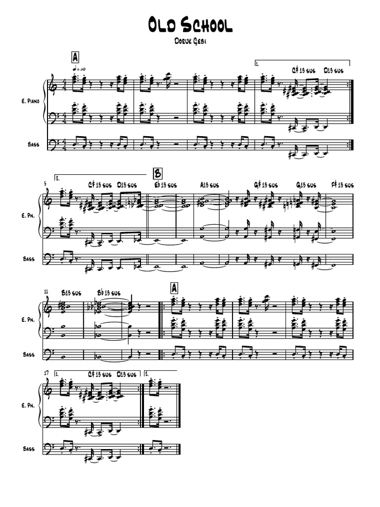 Old School Music Notation Guide | PDF