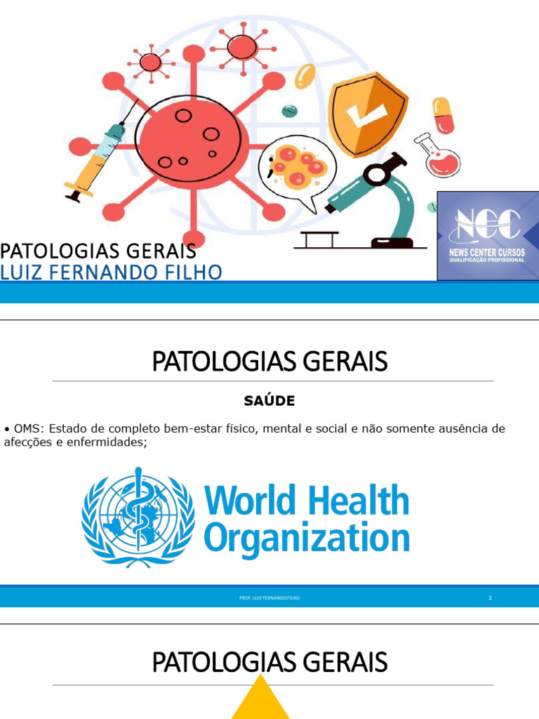 Aula 09 patologias | PDF | Patologia | Resfriado