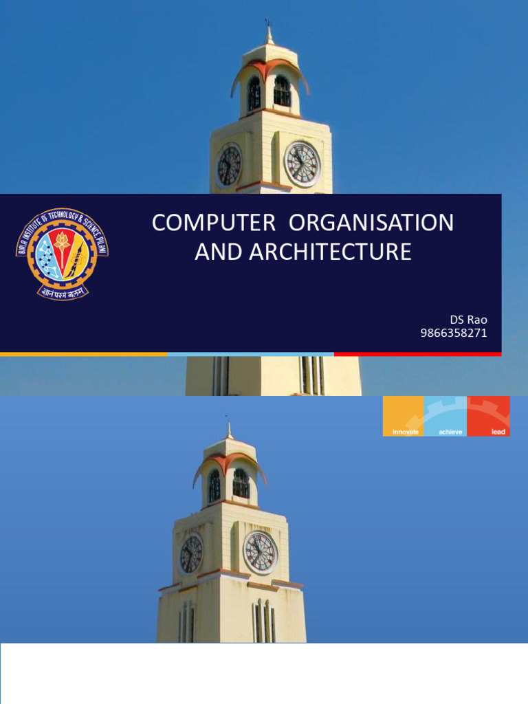 Lecture3coa Pdf Inputoutput Computer Architecture