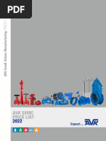 Avk Saudi National Price List | PDF | Valve | Gas Technologies