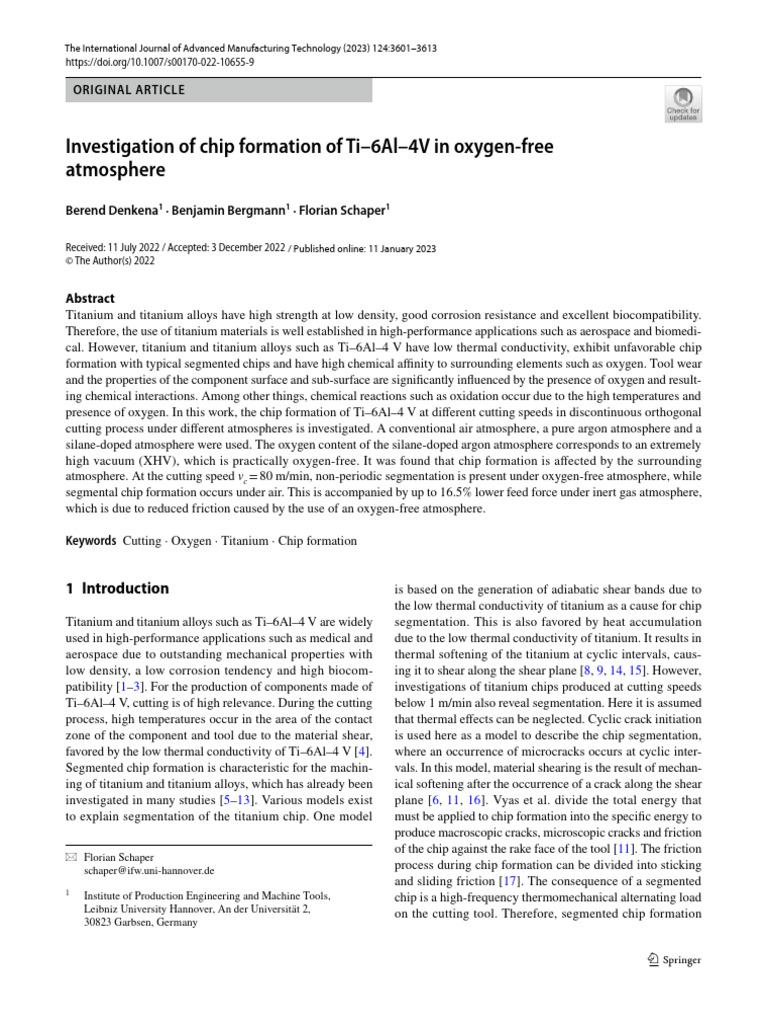 RSPP | PDF | Titanium | Friction