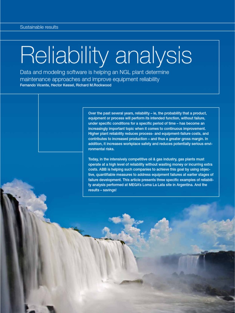 ABB Reliability Analysis | PDF | Reliability Engineering | Natural Gas ...