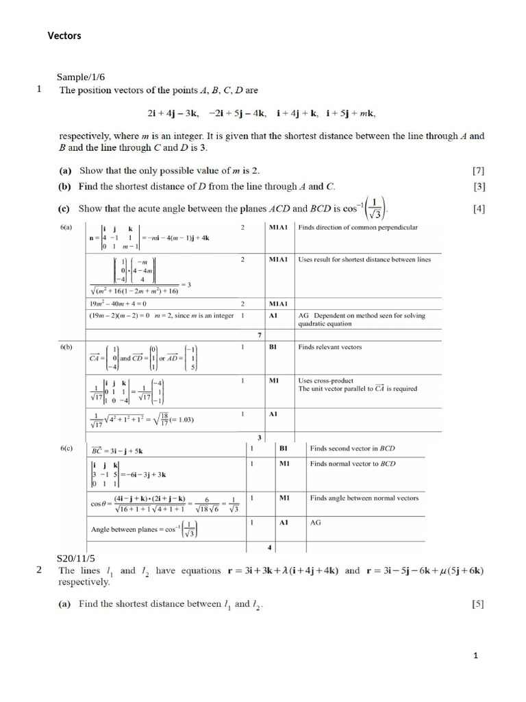 1.6 Vectors New Sy - Ms | PDF | Science & Mathematics | Technology & Engineering