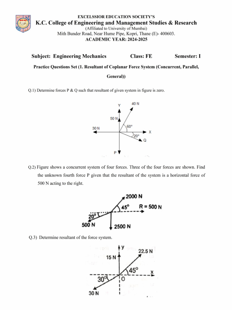 Practice Questions Set IA1 EM - 24 - 25 Final | PDF