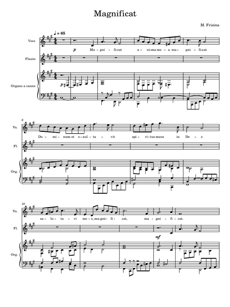 Magnificat - Frisina La | PDF