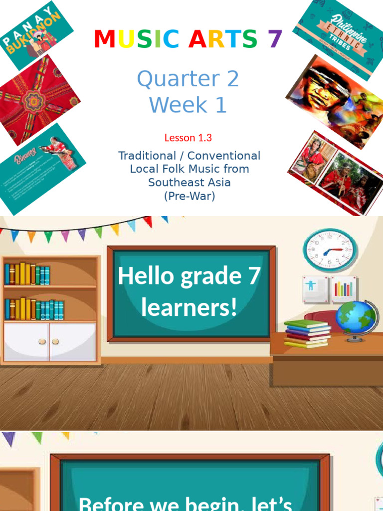 Quarter 2 Week 1 Lesson 1.3 Panay Bukidnon Bamboo Musical Instruments ...