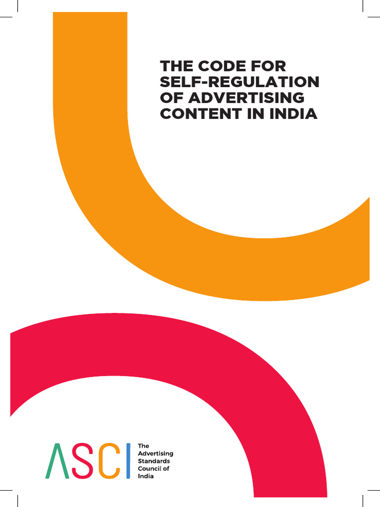 ASCI - Self Regulation 2024 | PDF | Advertising