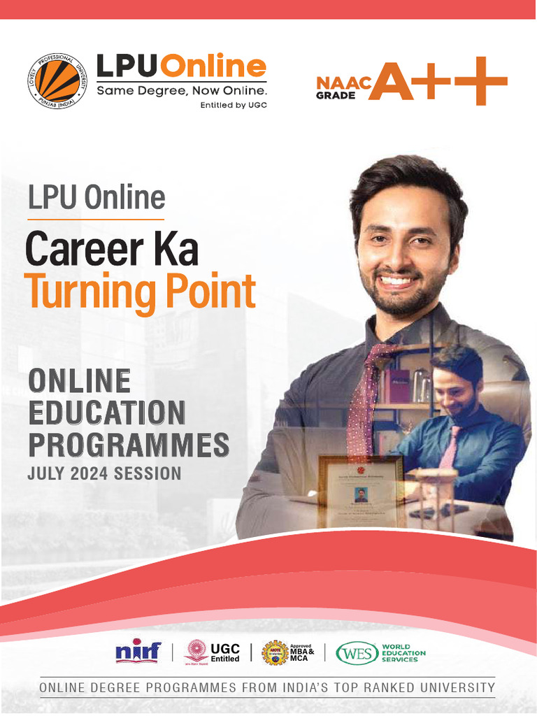 LPU University Brochure Compressed | PDF | Entrepreneurship | Master's Degree