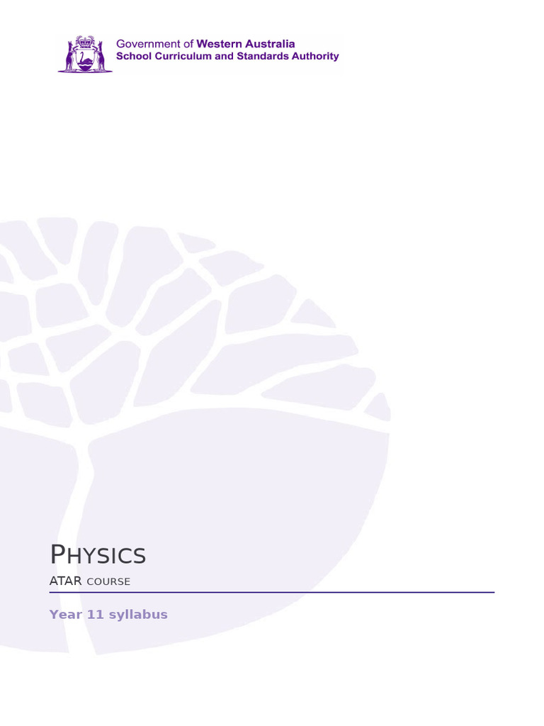 Physics Y11 Syllabus AC | PDF | Nuclear Physics | Radioactive Decay