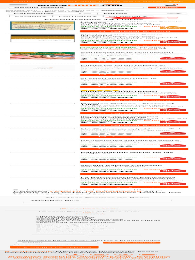 Buscalibre Chile - Búsqueda de Libros - Sergio Ortega | PDF