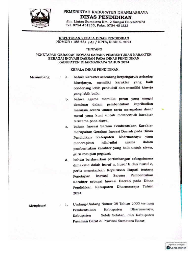 SK Inovasi Satuka | PDF