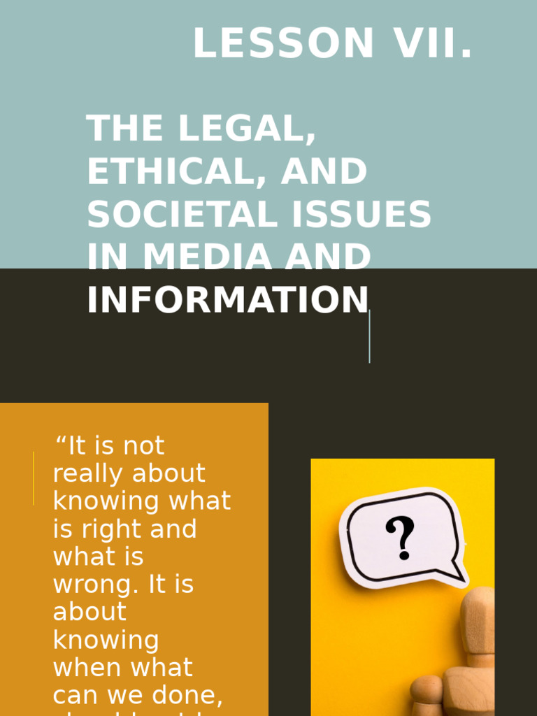 Legal and Ethical Issues in Media | PDF | Defamation | Social Psychology