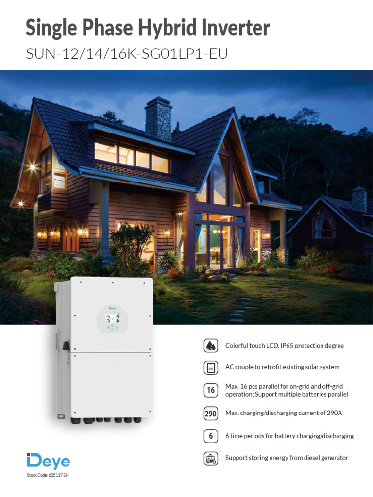 Datasheet - Sun 12 16kk sg01lp1 Eu - 240927 - en | PDF | Power ...