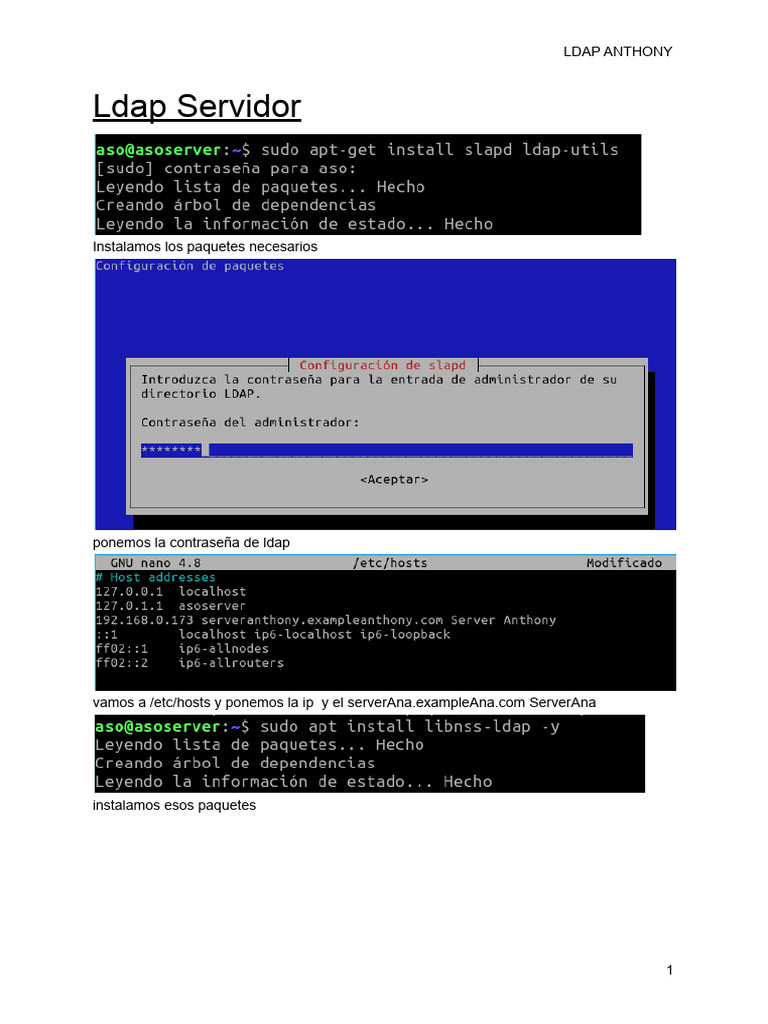 Ldap Servidor | PDF | Informática | Arquitectura de internet
