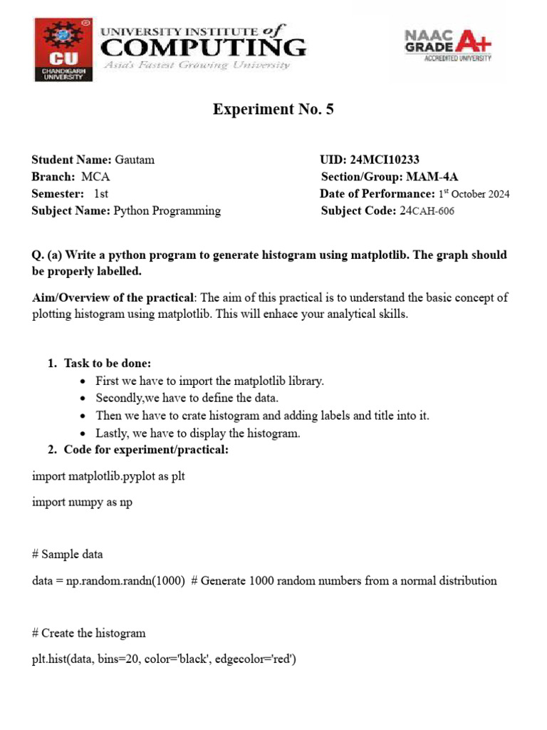 Gautam Python Worksheet | PDF | Applied Mathematics | Mathematics