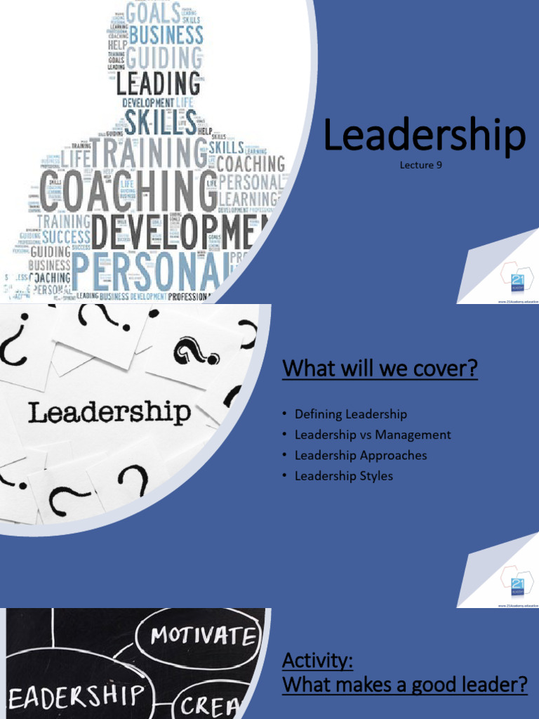 Session 09 Leadership 1 | PDF | Leadership | Behavior