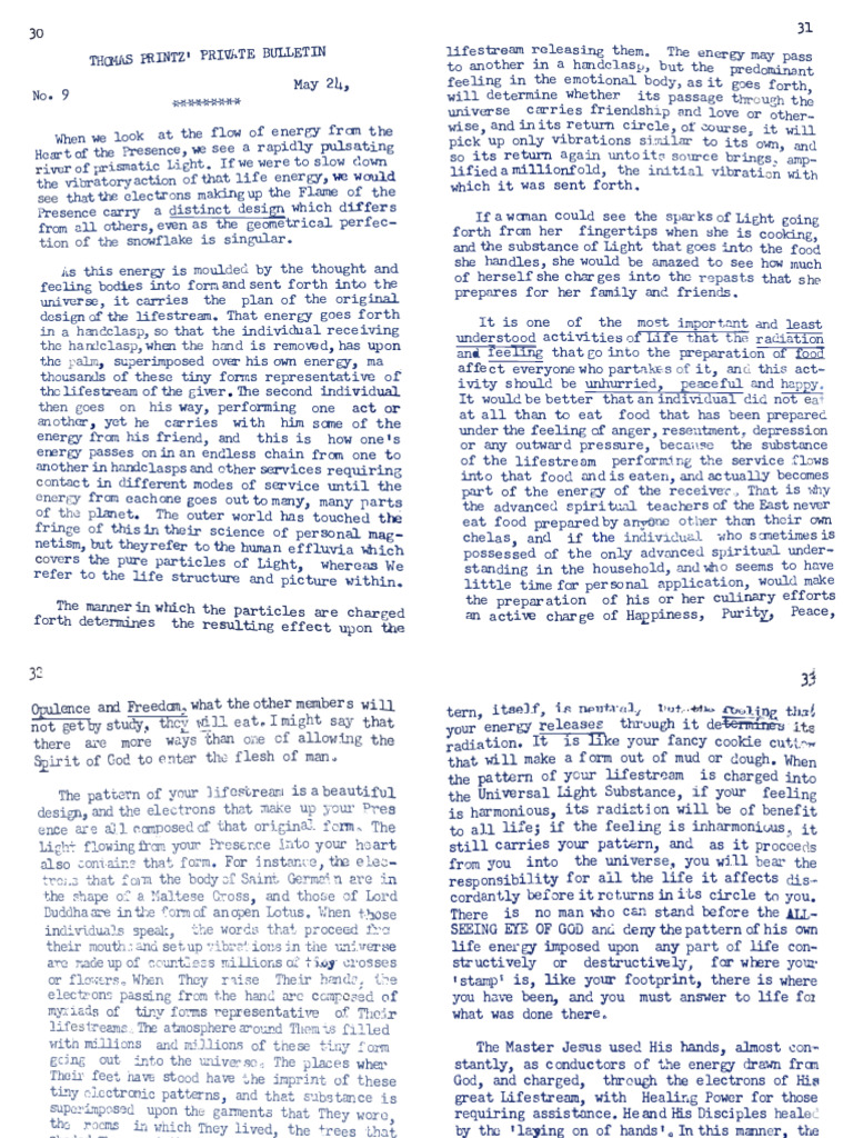 Thomas Printz' Private Bulletin - 1953 - Vol. 02 - 09 | PDF