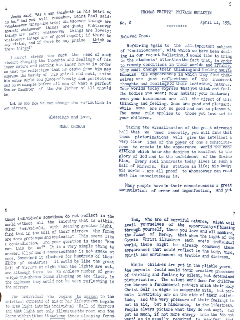 Thomas Printz' Private Bulletin - 1954 - Vol. 03 - 02 | PDF | Cognition ...