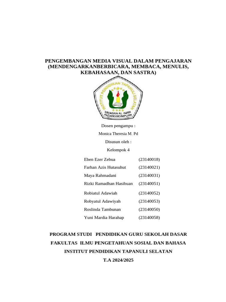 Media Visual dalam Pembelajaran Bahasa | PDF | Seni