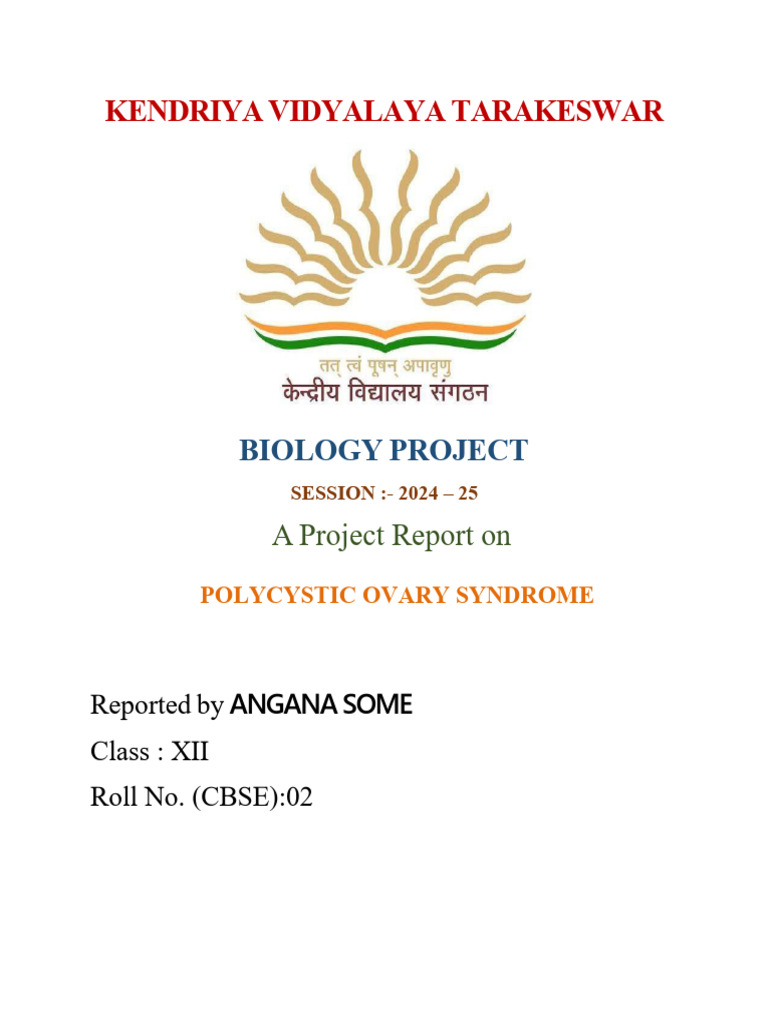 PCOS Bio Project | PDF | Polycystic Ovary Syndrome | Clinical Medicine