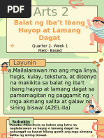 Mga Hayop Sa Kagubatan 6 A4 | PDF