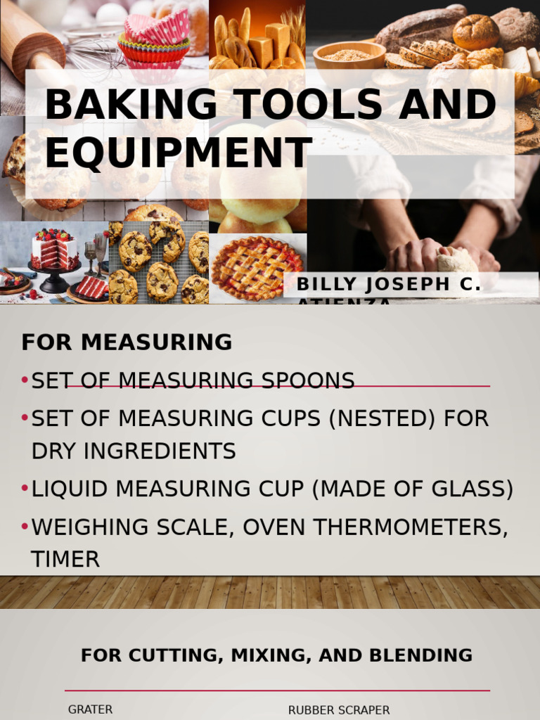 Essential Baking Tools and Equipment | PDF | Cakes | Baking
