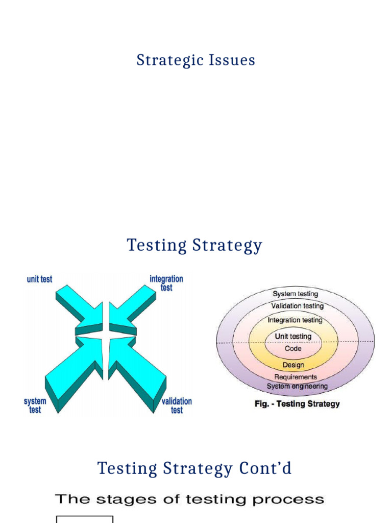 Software Testing Strategies Overview | PDF | Software Testing | Unit ...