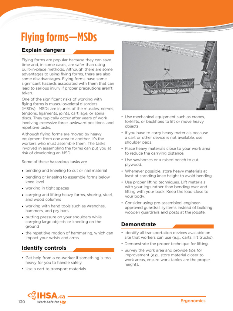 flying_forms_msds | PDF | Musculoskeletal System