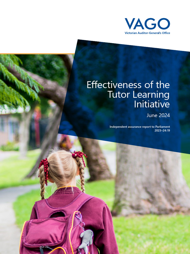 VAGO - Effectiveness-Of-The-Tutor-Learning-Initiative | PDF | Schools ...