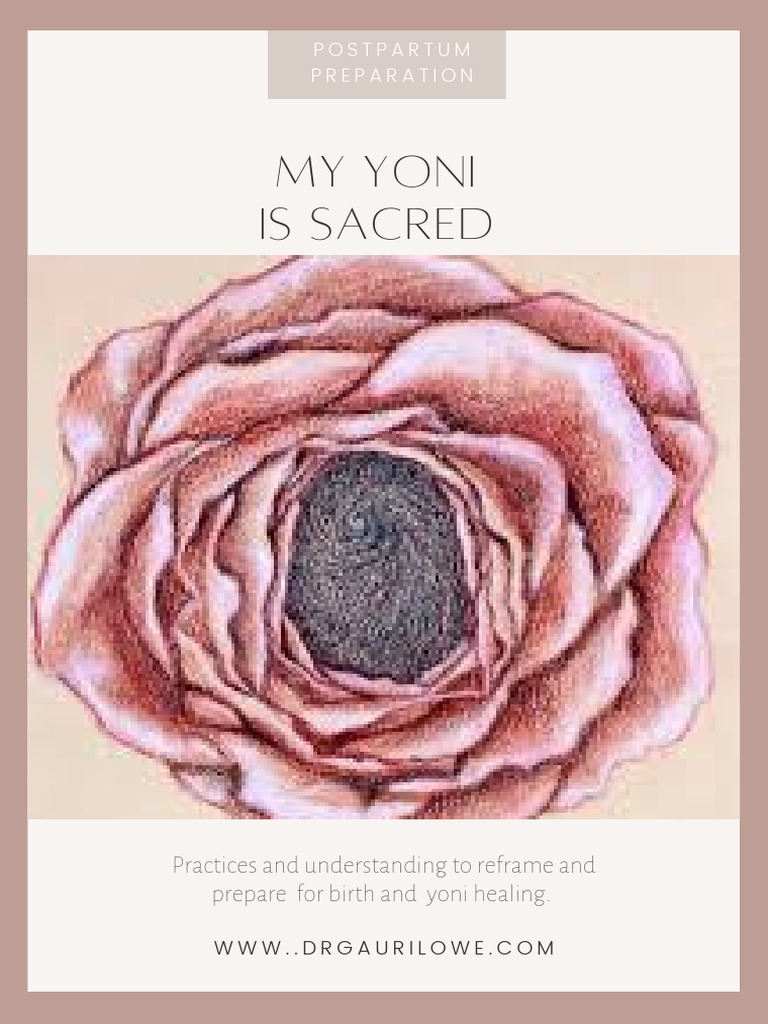 My Yoni is Sacred | PDF | Vagina | Candidiasis