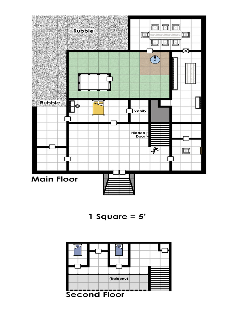 The House of The Midnight Violet Map Pack | PDF