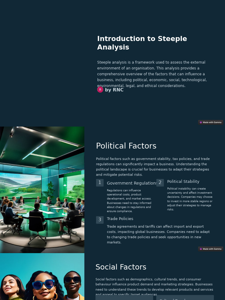 Understanding Steeple Analysis in Business | PDF | Corporate Social ...