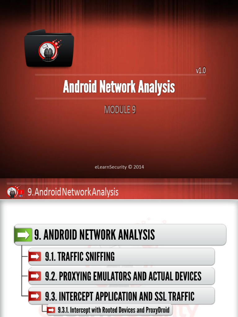 Android Network Analysis Pdf Proxy Server Transport Layer Security