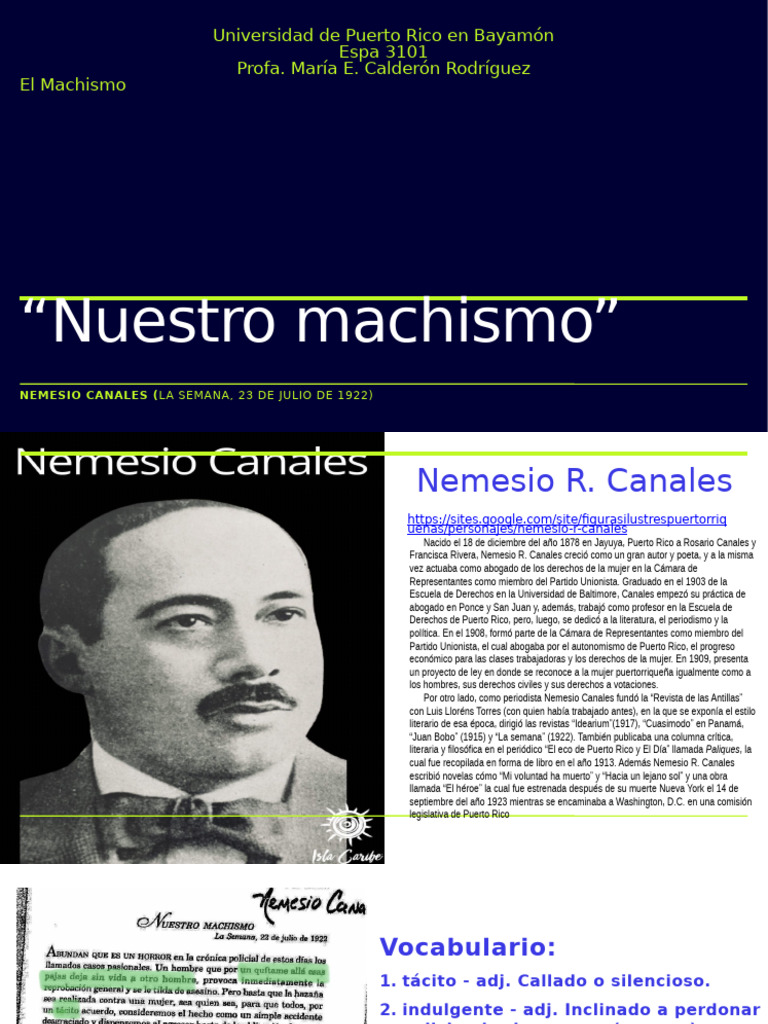 Nuestro Machismo | PDF | Ensayos | Puerto Rico Nuestro Machismo | PDF | Ensayos | Puerto Rico