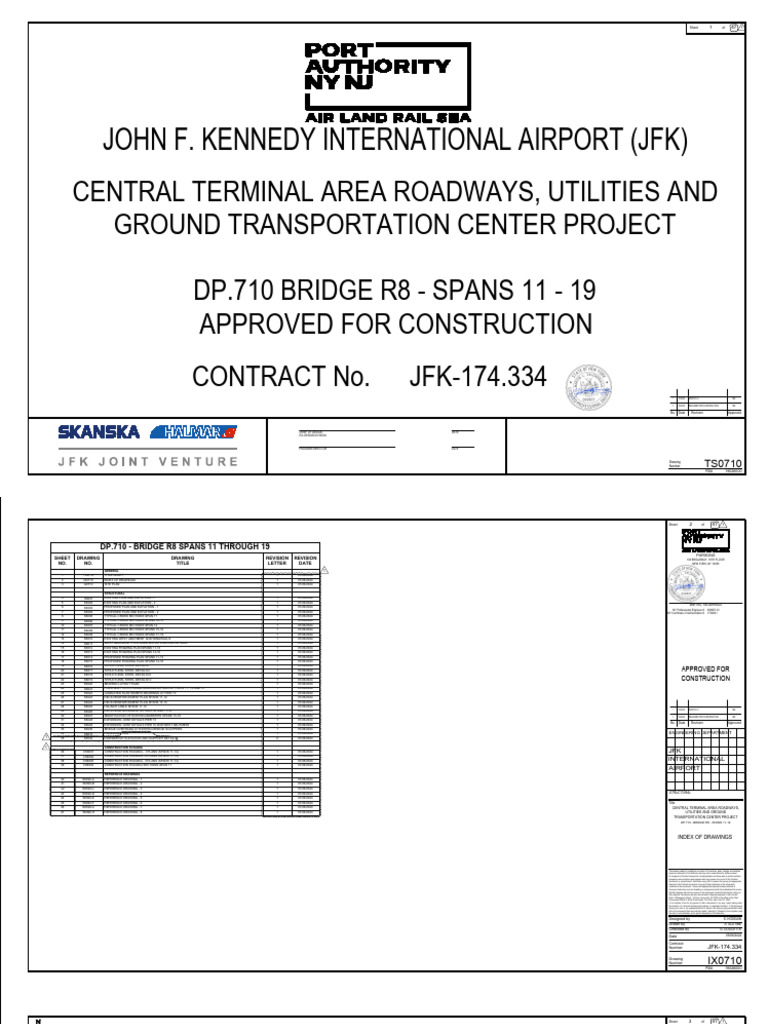 JFKR RUGTC 2024-07-26 DWG RFC DP710 Bridge R8 R01 | PDF
