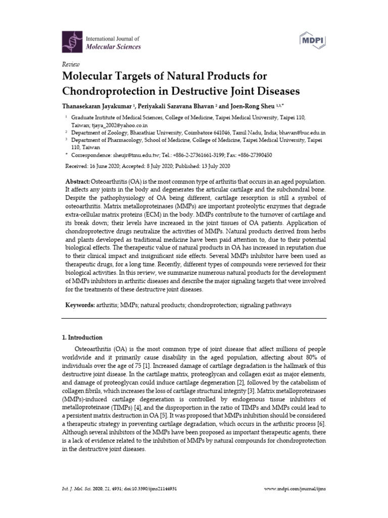 88 2020 Review | PDF | Nf κb | Extracellular Matrix