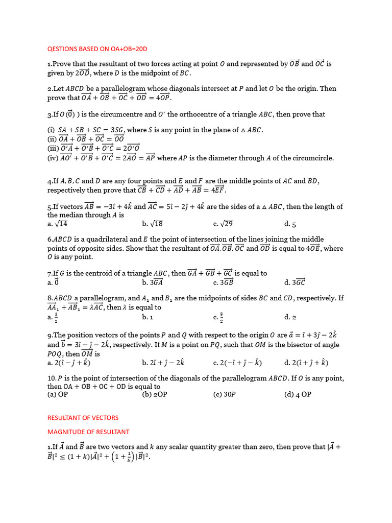 FINAL-CLASS-2 (1) | PDF | Geometry | Euclidean Geometry