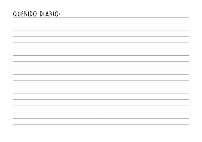 hoja diario | PDF